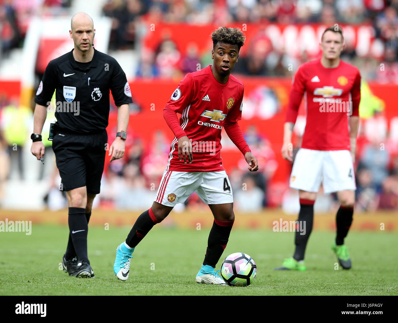 Manchester United's Angel Gomes during the Premier League match at Old ...