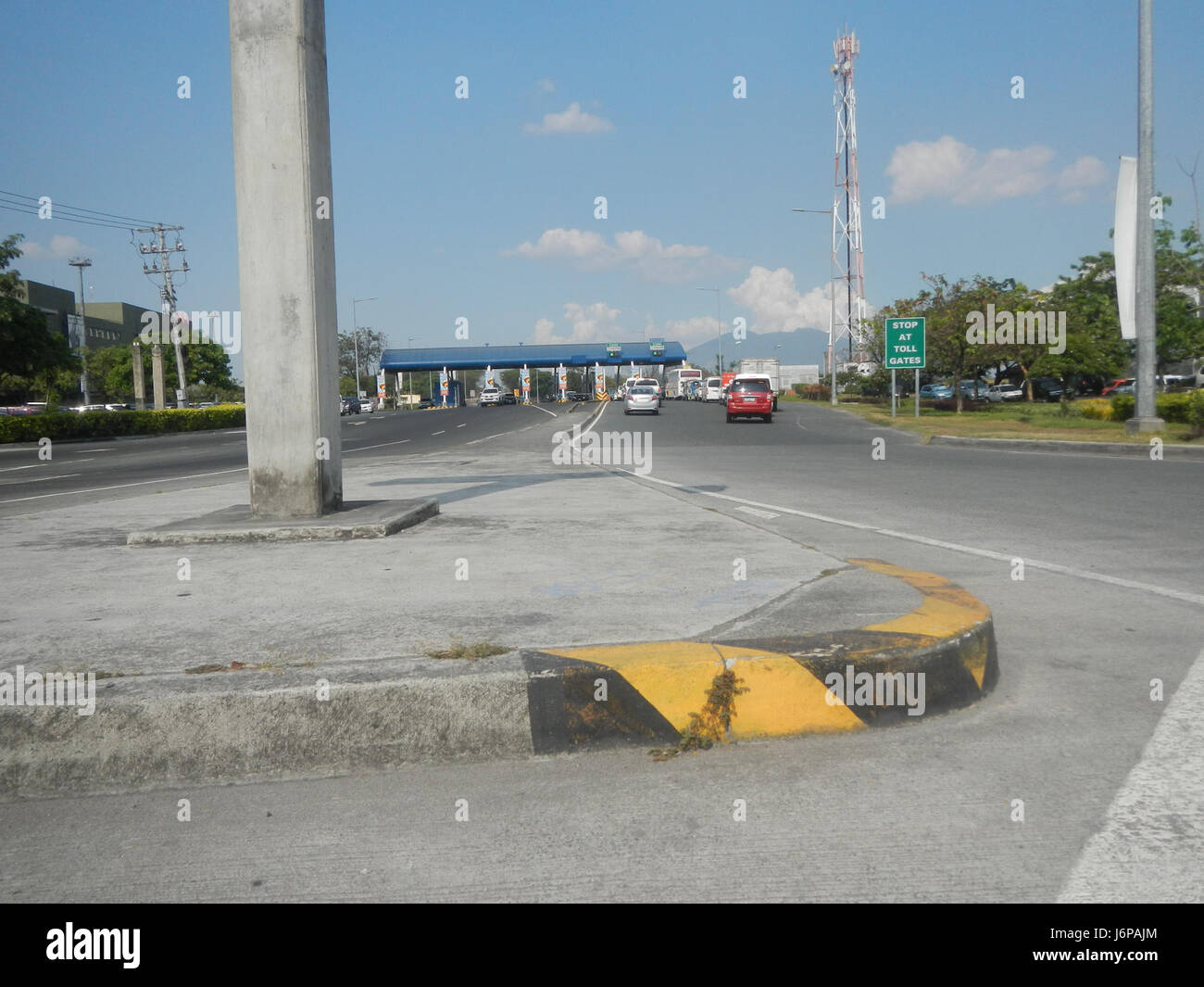 This image shows the Angeles Exit Trumpet Interchange located in Pulung ...