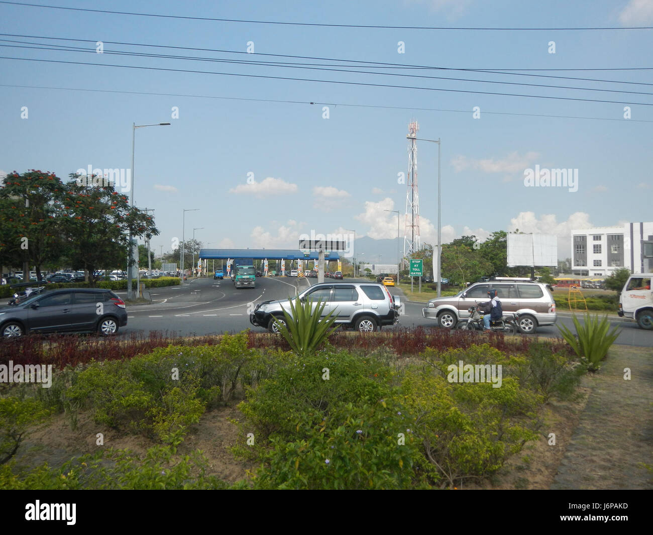 This image shows the Angeles Exit Trumpet Interchange at Pulung Maragul ...