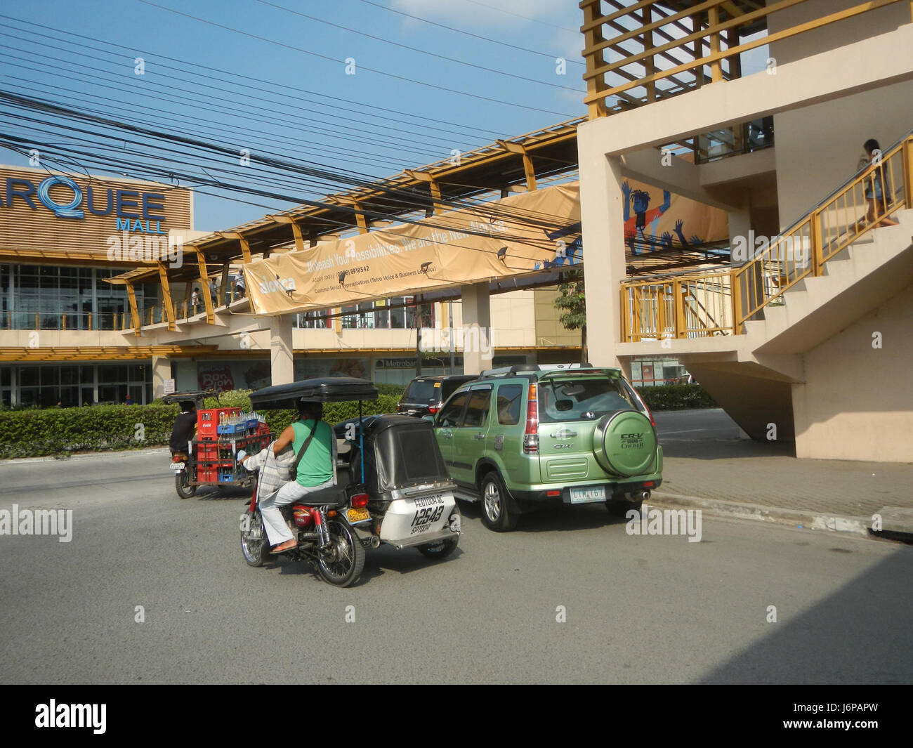 The Marquee Mall Pedestrian Footbridge in Angeles City, Pampanga, is a ...