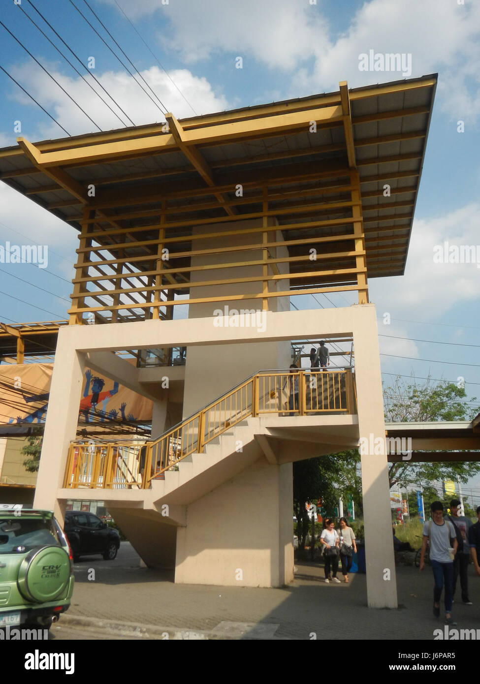This pedestrian footbridge connects Marquee Mall to various transport ...