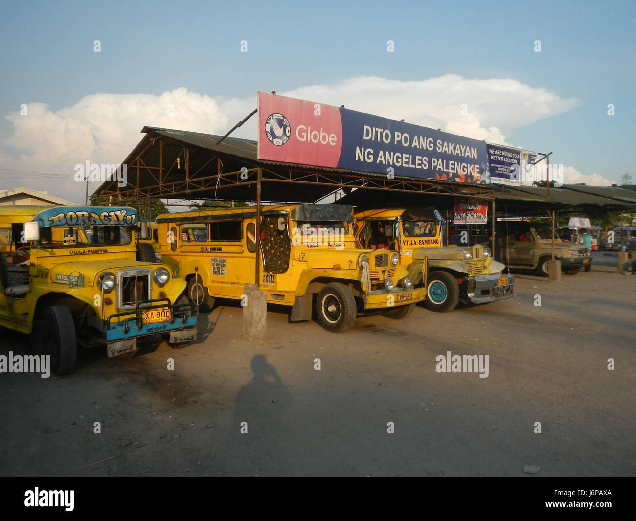 The Santo Domingo Jeep Transport Terminal in Angeles City, Pampanga ...
