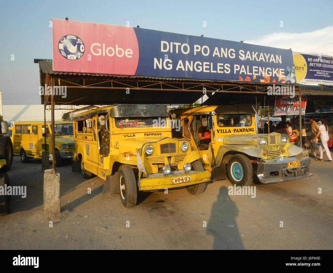 This image shows the jeep transport terminal located in Santo Domingo ...