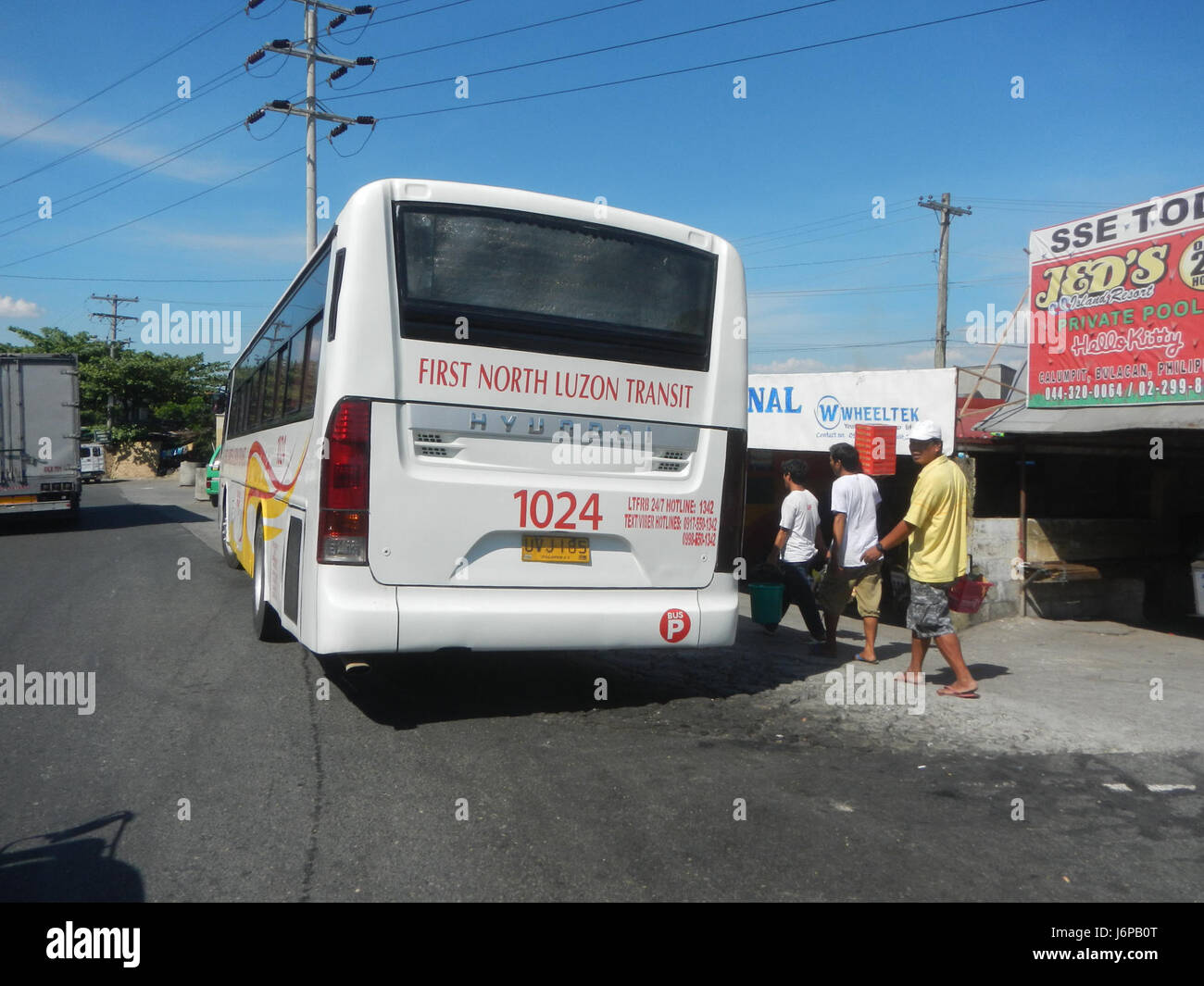 A photo or document detailing the San Simon exit on the North Luzon ...
