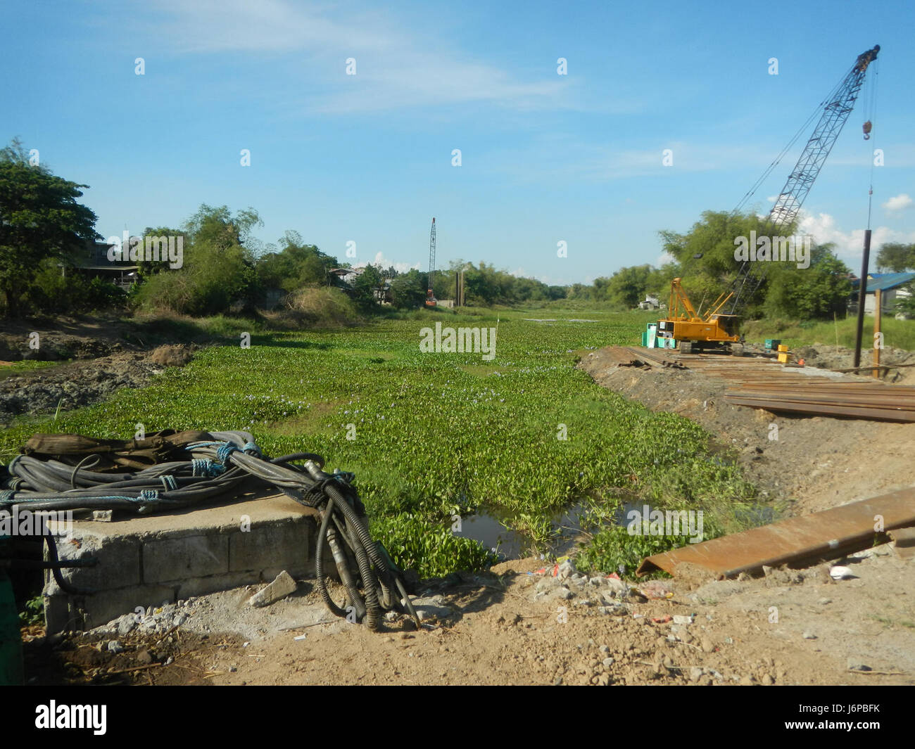 09238 Flood Control Cut-Off Channelling Dike Embankment Sheet Pile ...