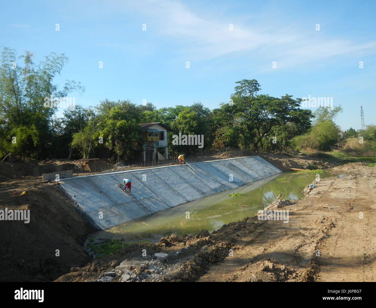 09238 Flood Control Cut-Off Channelling Dike Embankment Sheet Pile ...