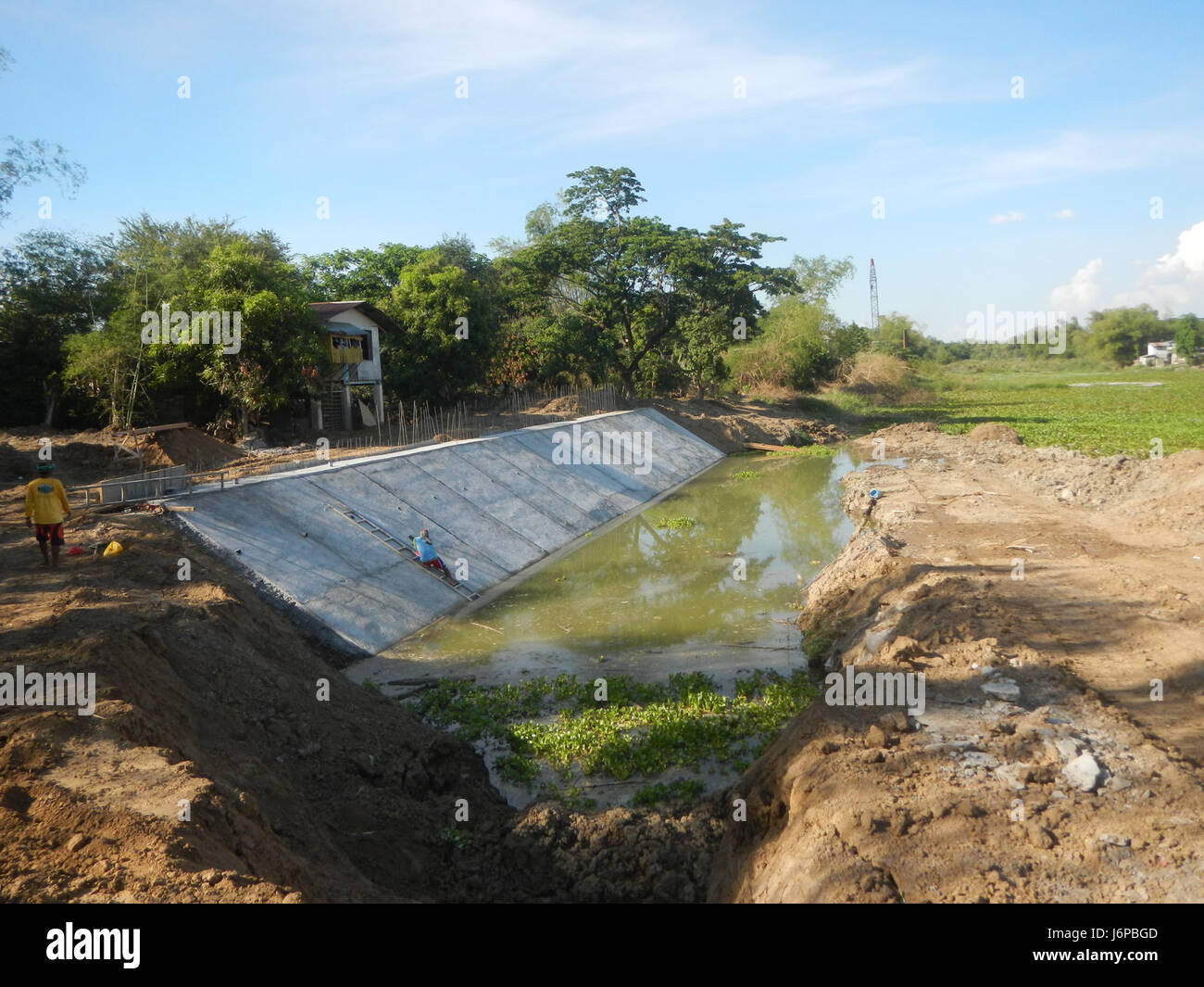 09509 Flood Control Cut-Off Channelling Dike Embankment Sheet Pile ...