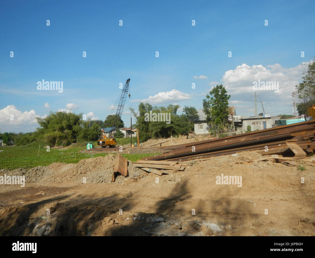 09509 Flood Control Cut-Off Channelling Dike Embankment Sheet Pile ...
