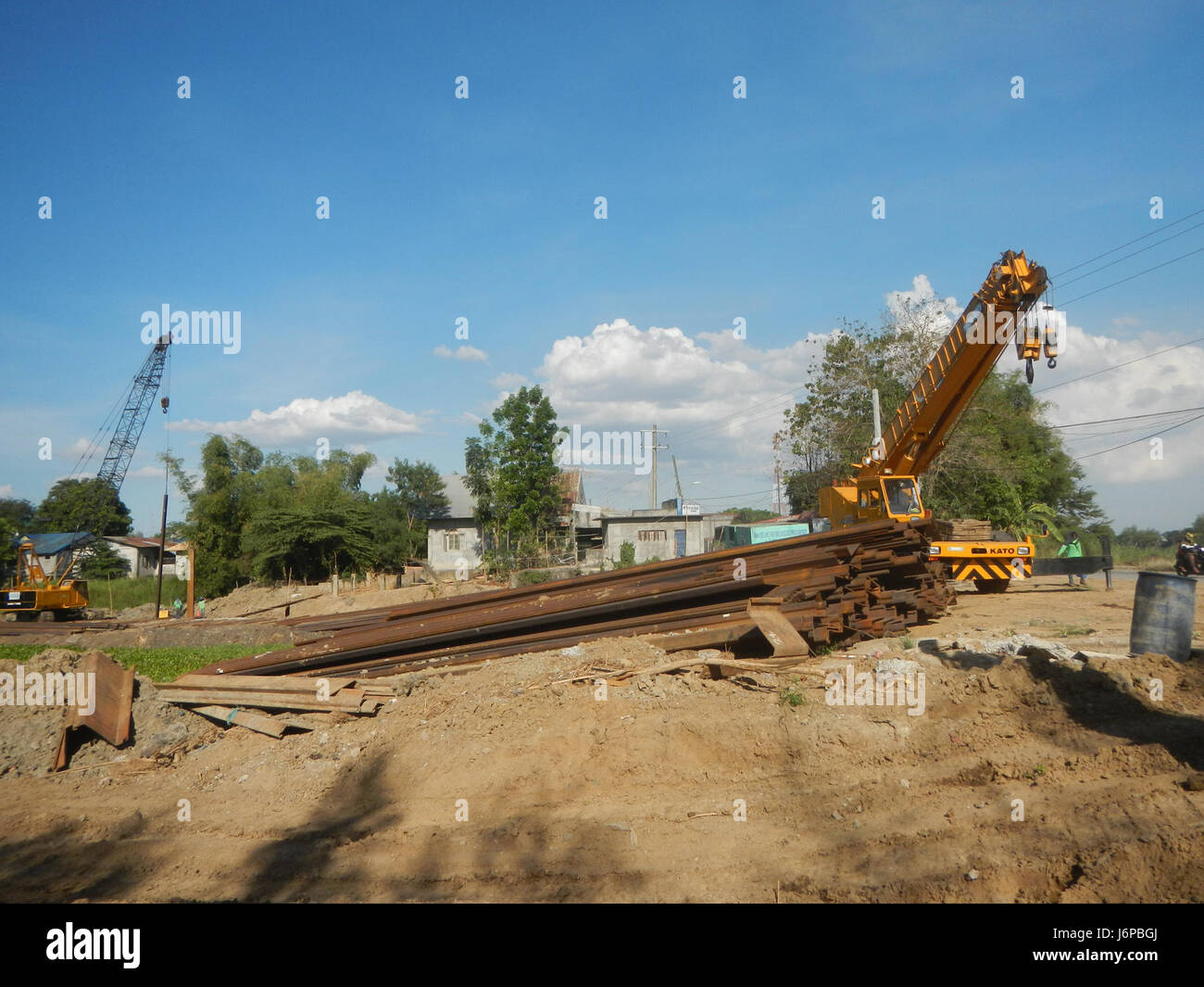 Flood control dike hi-res stock photography and images - Alamy