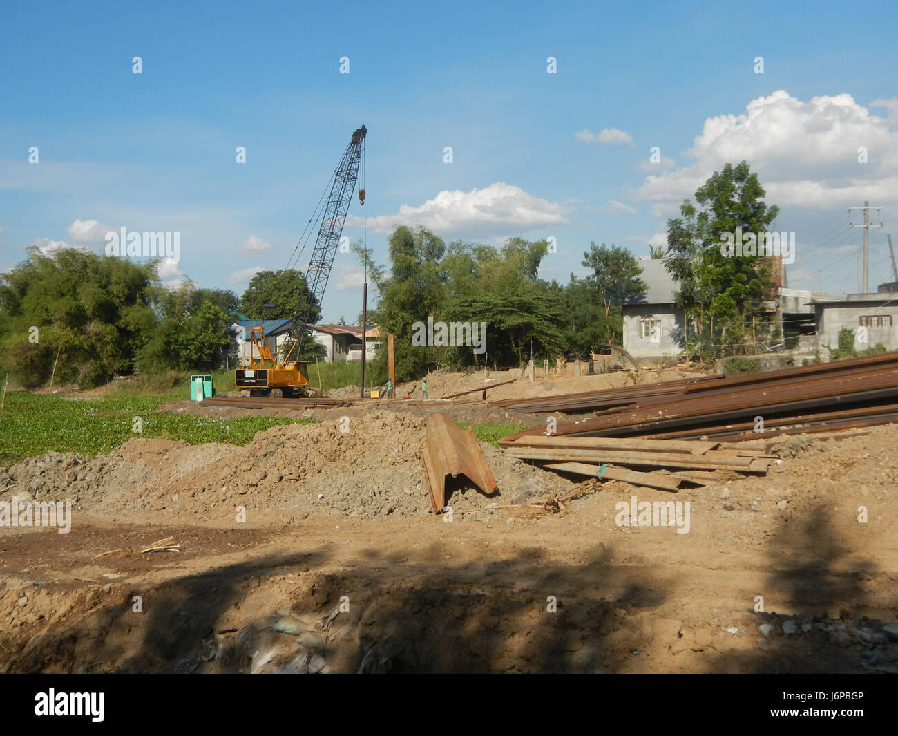 09509 Flood Control Cut-Off Channelling Dike Embankment Sheet Pile ...
