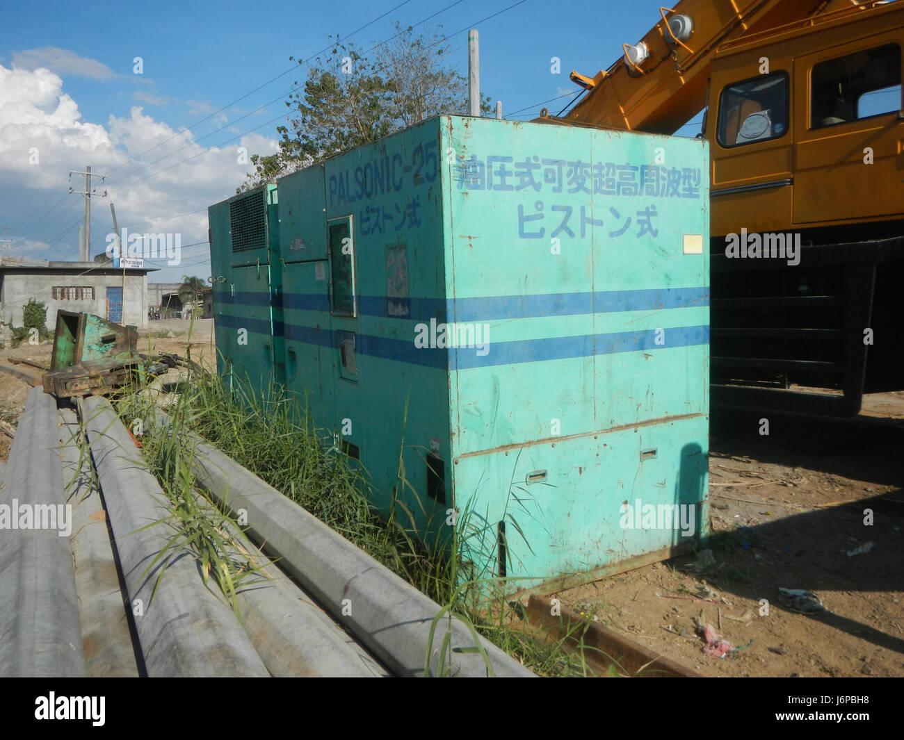 An image documenting flood control infrastructure in Candaba, Pampanga ...