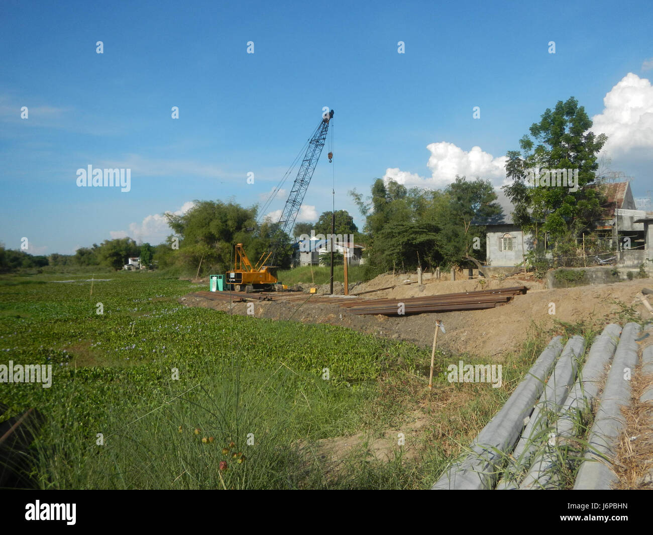 09509 Flood Control Cut-Off Channelling Dike Embankment Sheet Pile ...