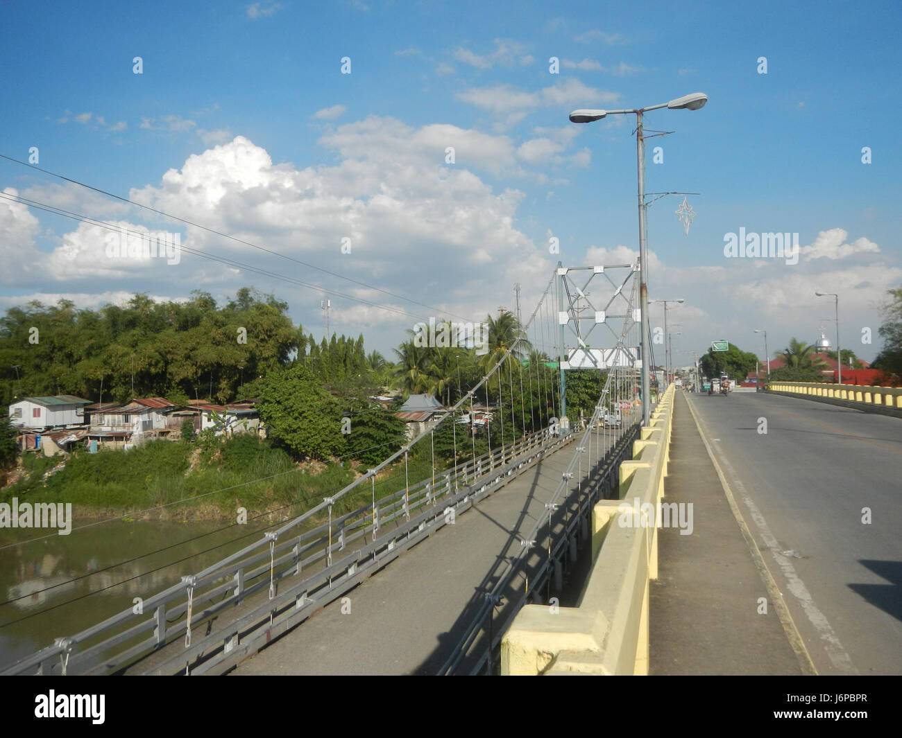 The Candaba Golden Gate bridges, both old and new, span the Pampanga ...