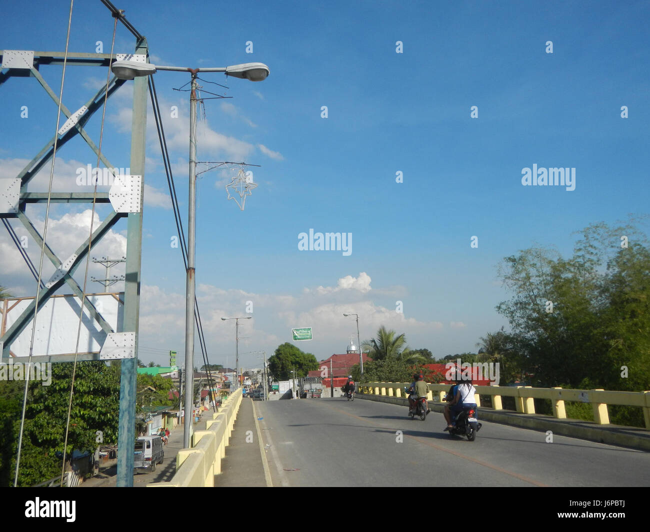 The Candaba Golden Gate, consisting of the old and new bridges over the ...