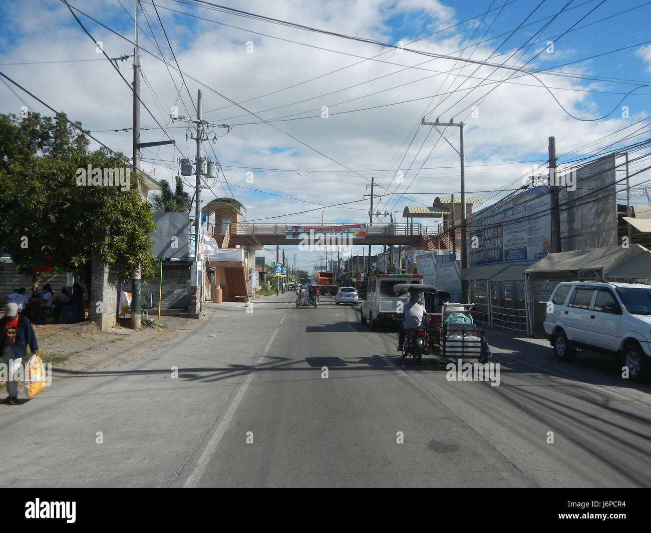 A photograph or map reference showing the road network between Baliuag ...