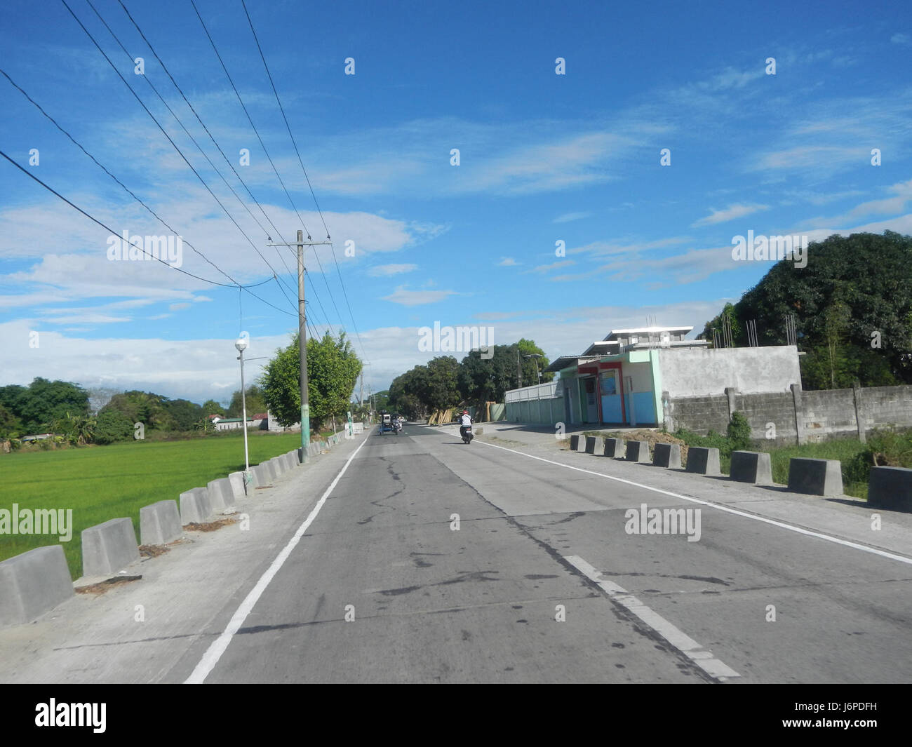 The photograph shows the rehabilitation of roads in the Santa Monica ...