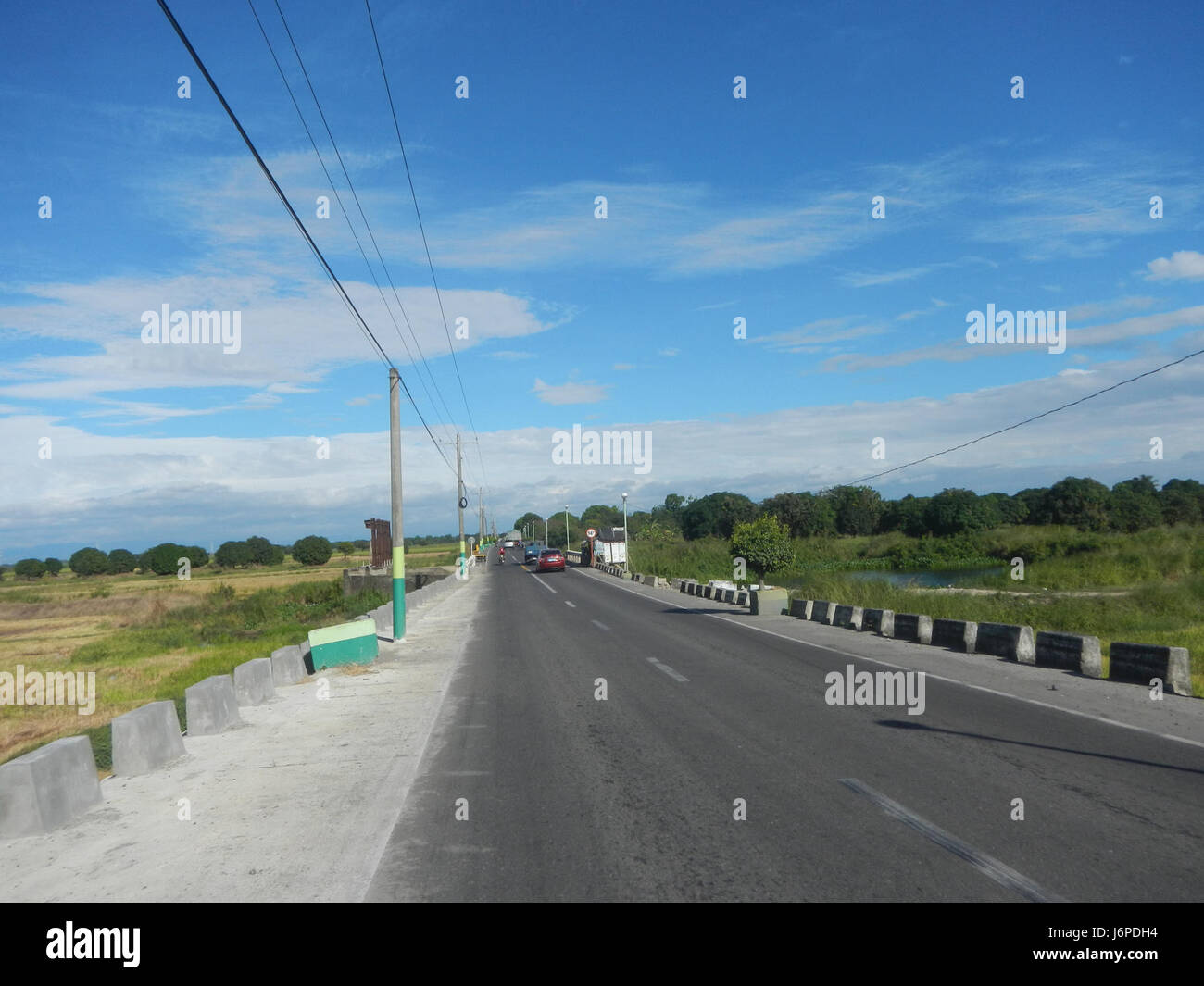 A road rehabilitation project along the Santa Monica and San Isidro ...