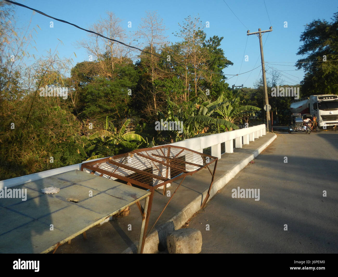 The Akle Bridge, spanning the River San Ildefonso in Bulacan, is an ...