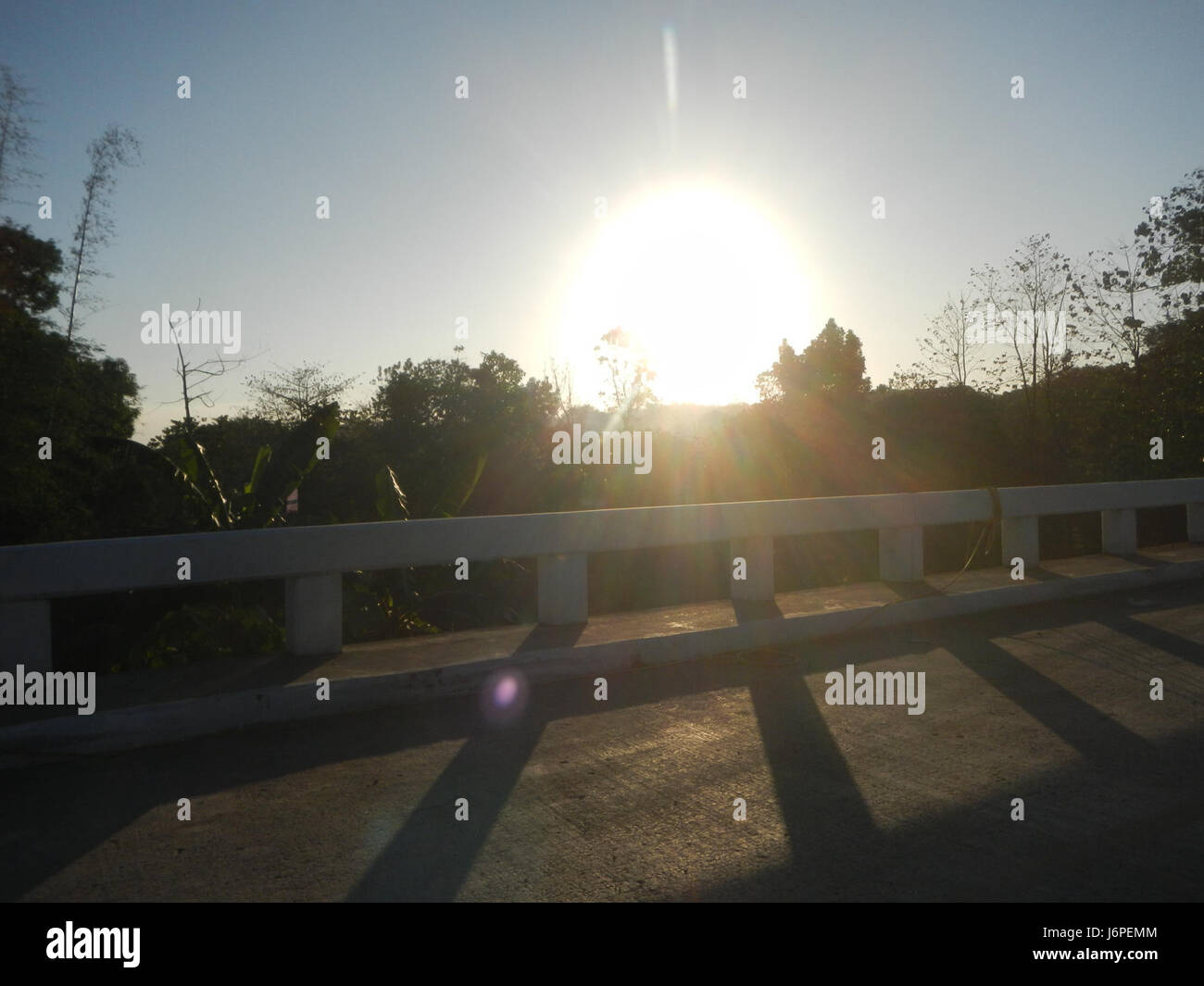 The Akle Bridge spans the river in San Ildefonso, Bulacan, Philippines ...