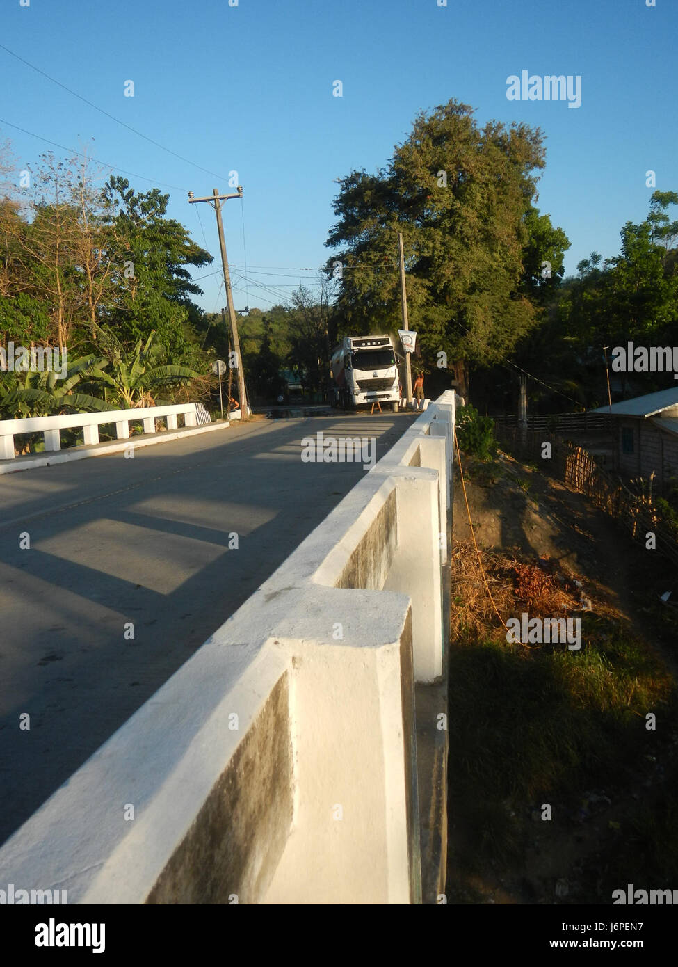 The Akle Bridge, spanning the river in San Ildefonso, Bulacan ...