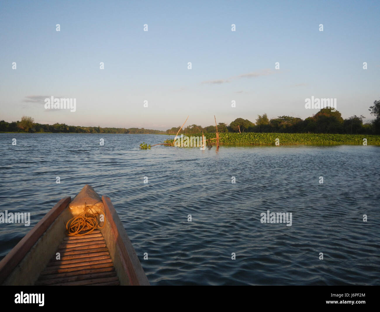 The image captures the riverside districts of Calumpit in Bulacan ...