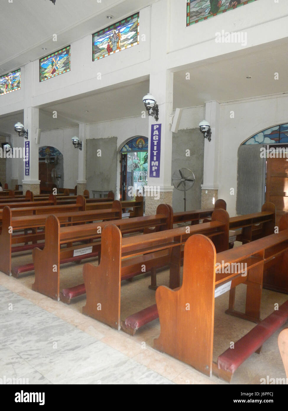This image depicts the Santo Rosario Parish Church and Bahay Pastol in ...