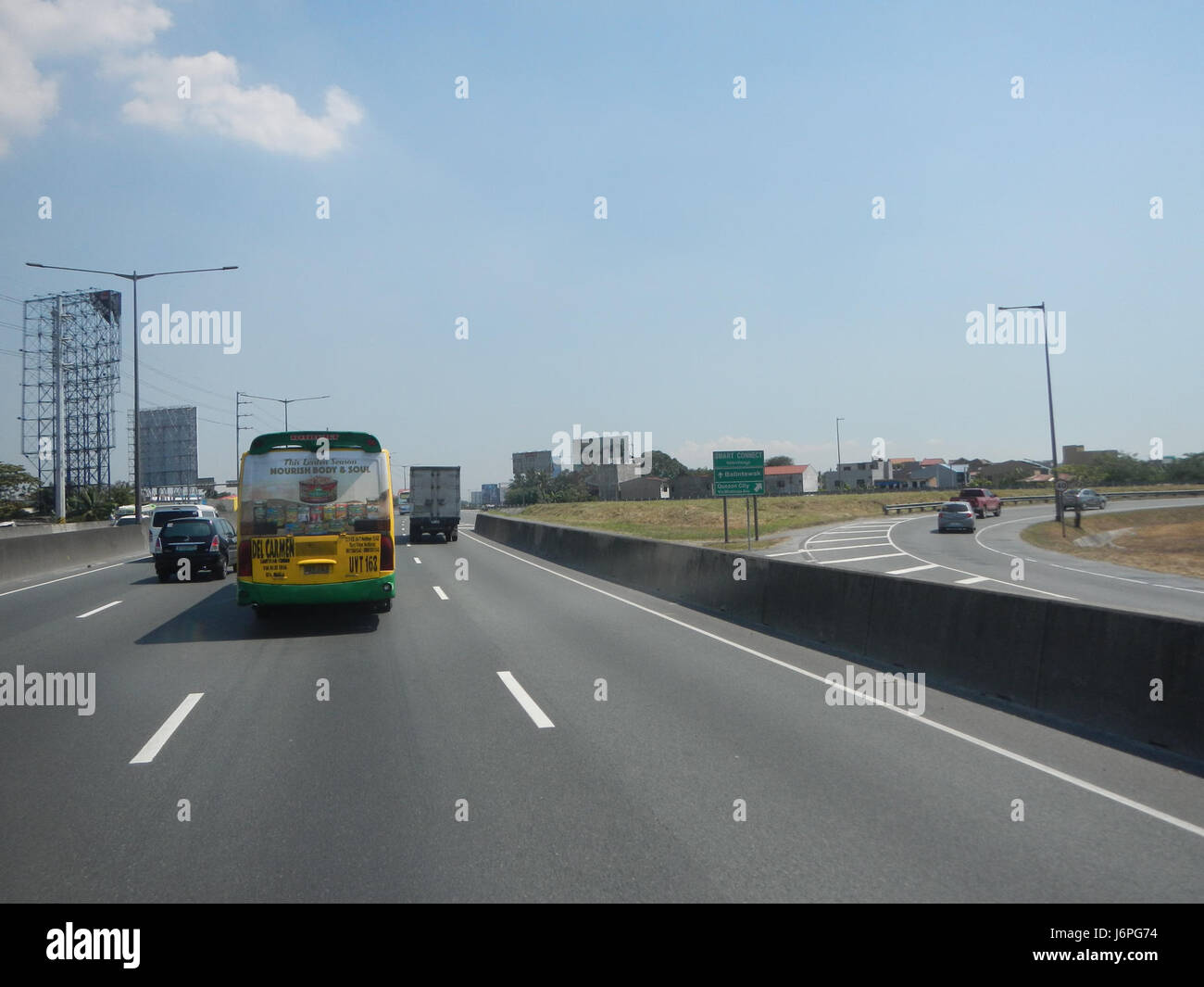 The image represents the Smart Connect Interchange in Valenzuela City ...
