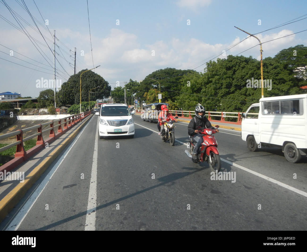 Barangay Manggahan Bridge in Rosario, Pasig City, serves as a ...
