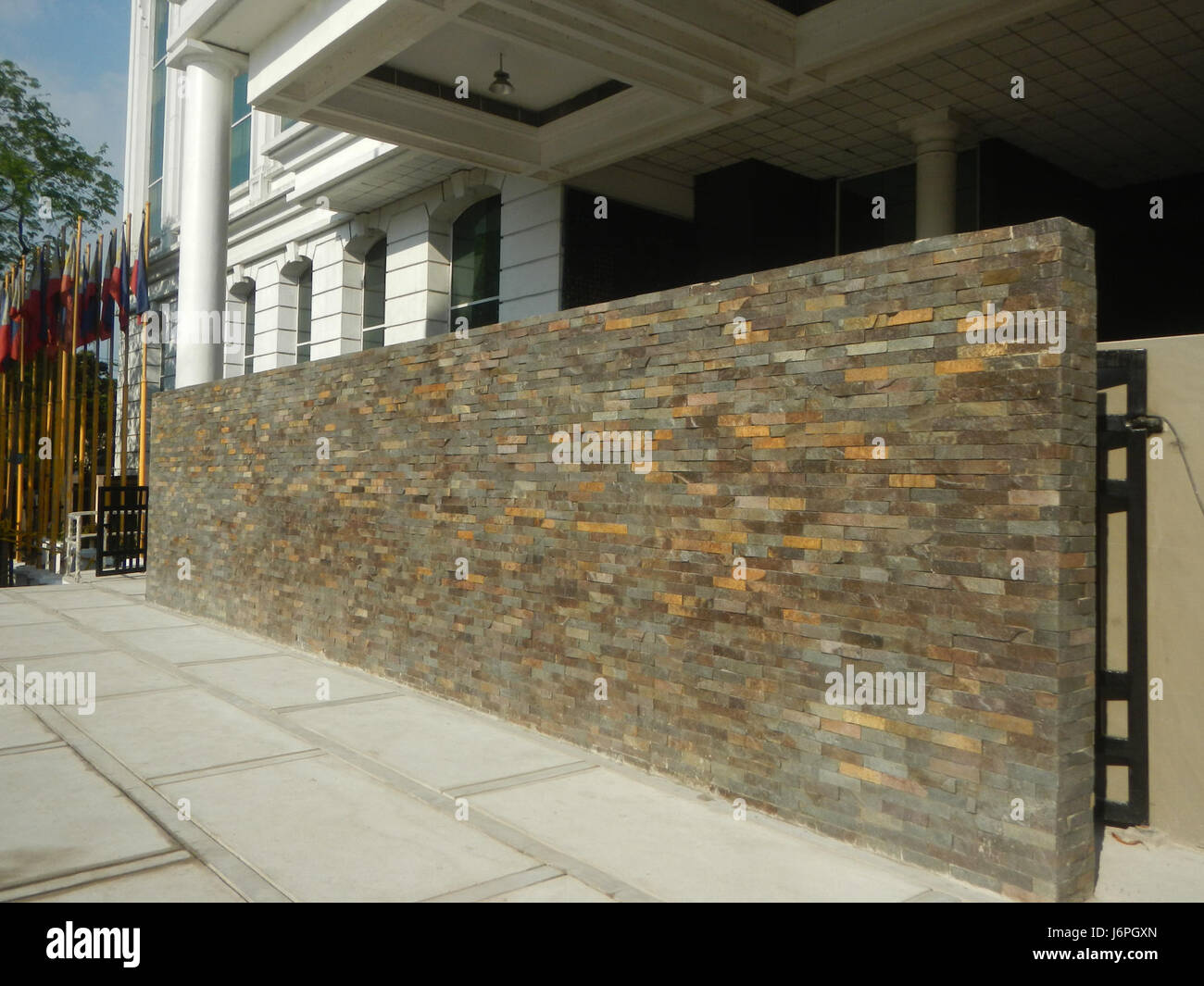 This image from the Pasig City Hall compound shows the bicycle parking ...