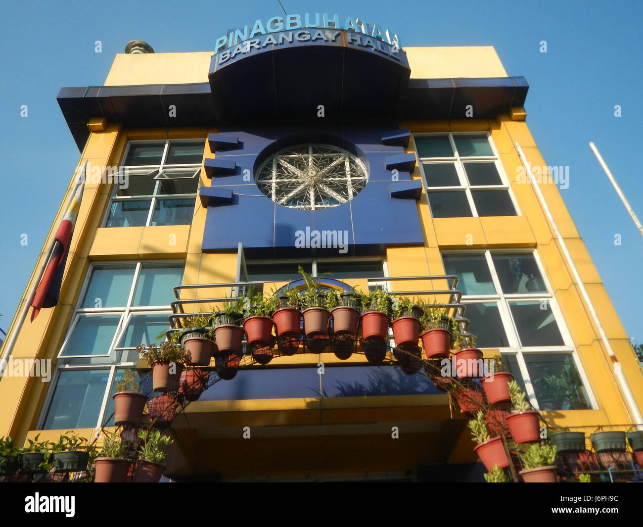 This image depicts the Saint Sebastian Parish Church in Pinagbuhatan ...