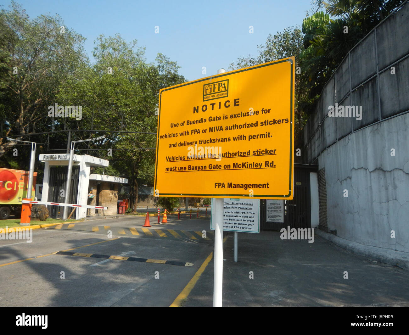 Forbes Park in Makati, Philippines, is a high-end residential area ...