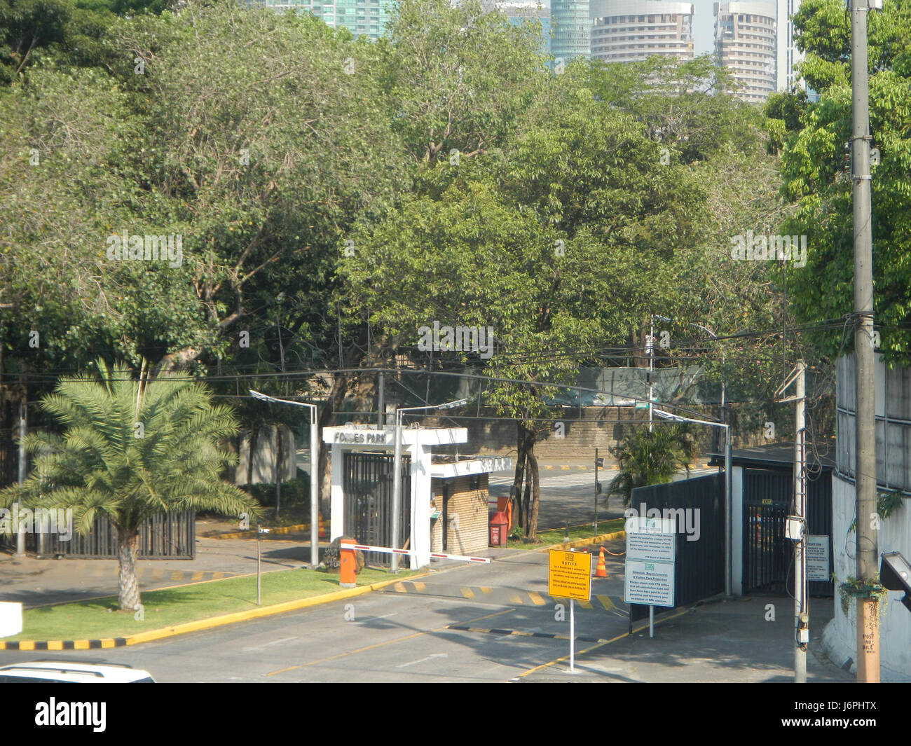 Forbes Park in Makati, Philippines, is an upscale residential area ...