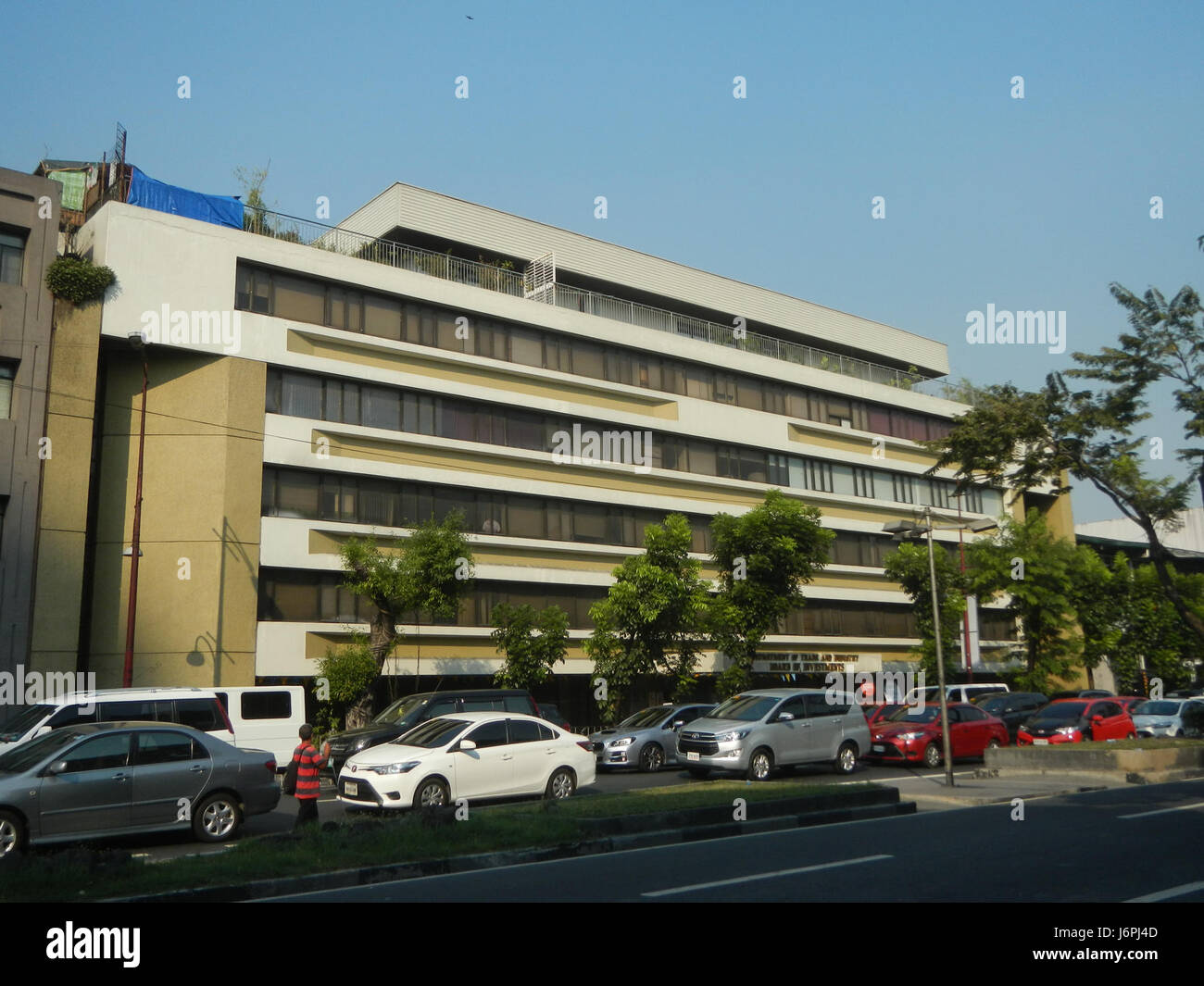 The image shows the location in the Central Business District of Makati ...