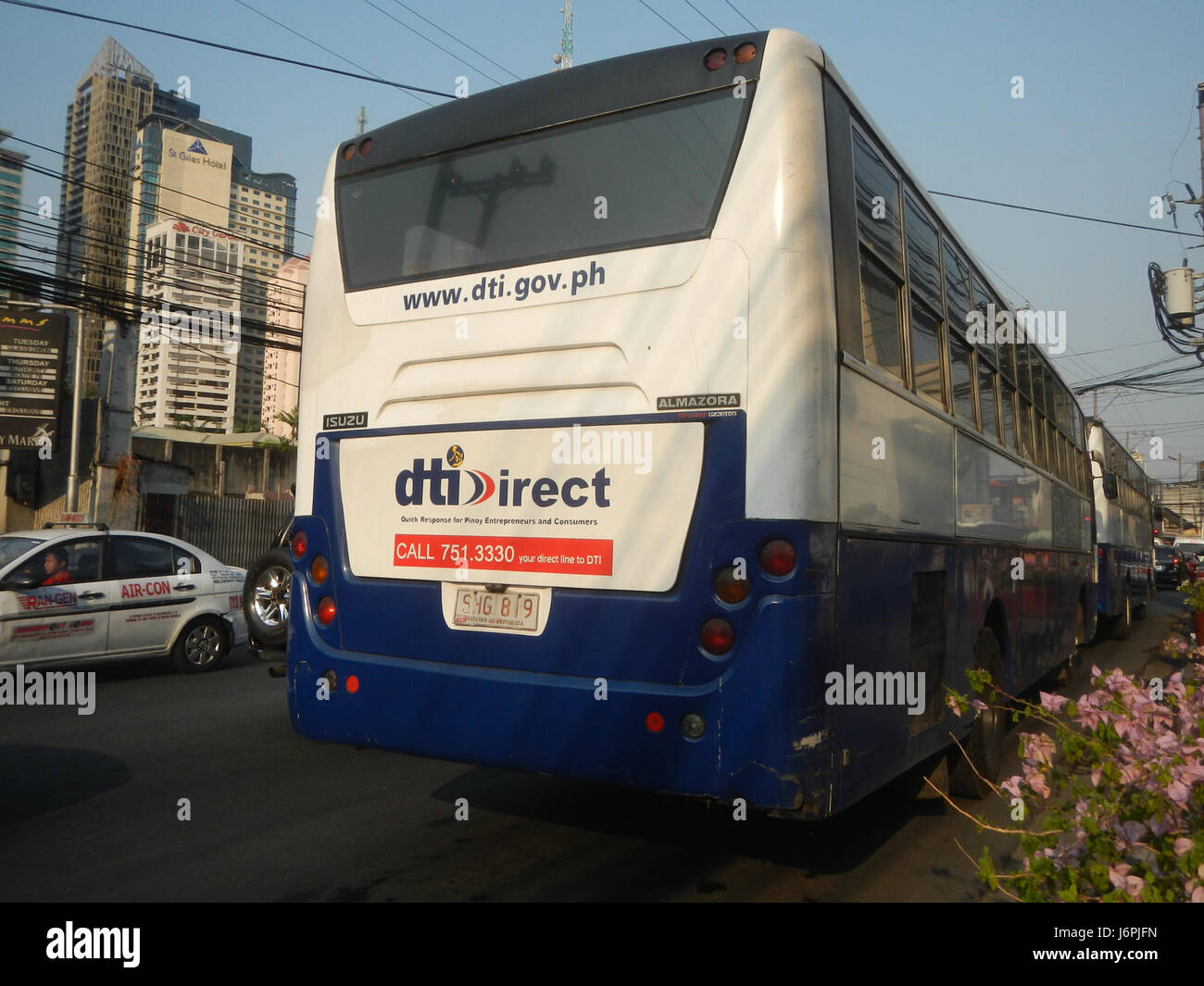 A view of Jupiter Street in Bel-Air, Makati City, showcasing the street ...