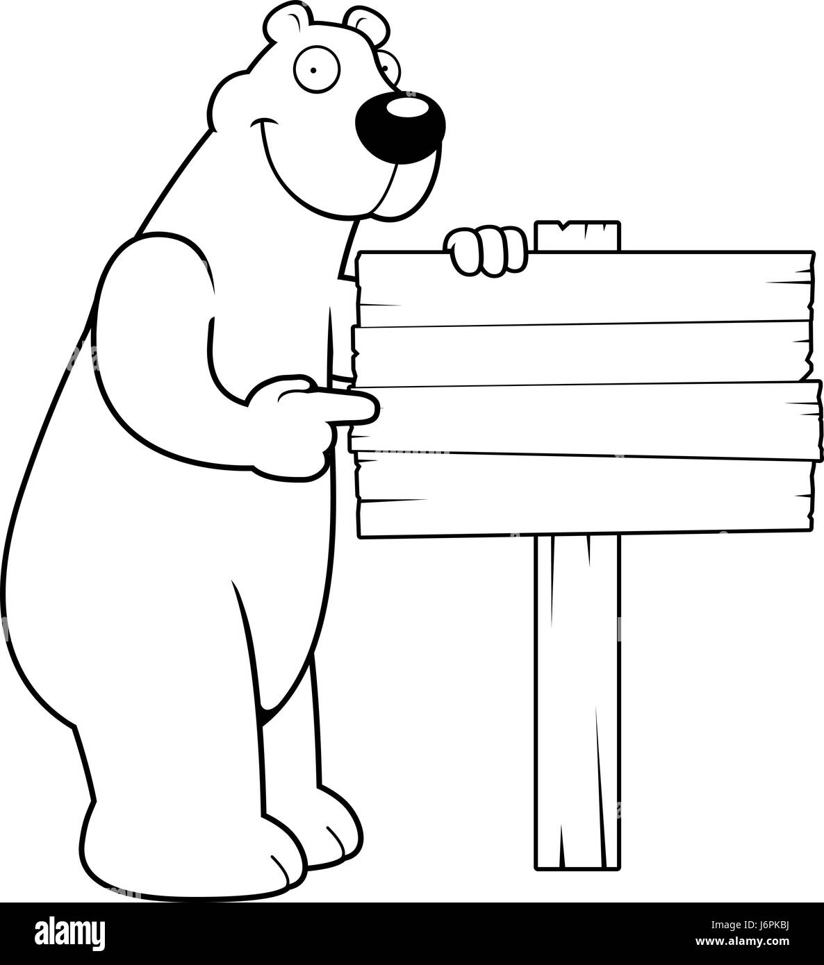 Wood bear sign Stock Vector Images - Alamy