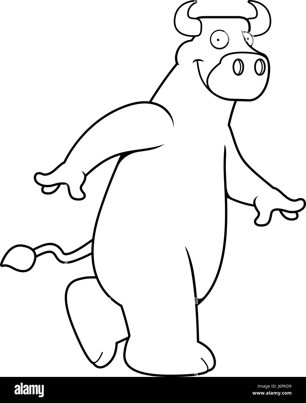 Cattle walking Stock Vector Images - Alamy