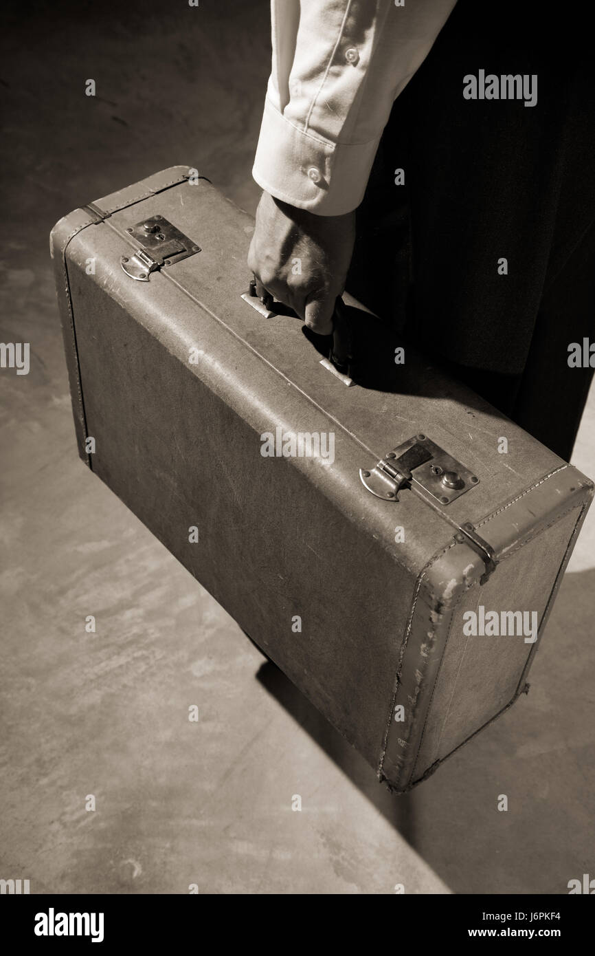 hand leaving luggage suitcase trip journey baggage man hand travel ...