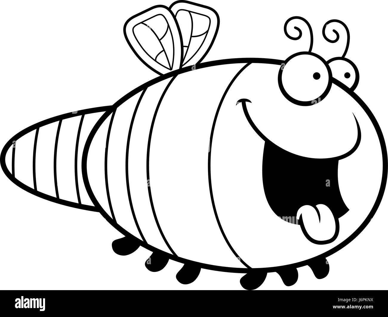 A cartoon illustration of a dragonfly looking hungry Stock Vector Image ...
