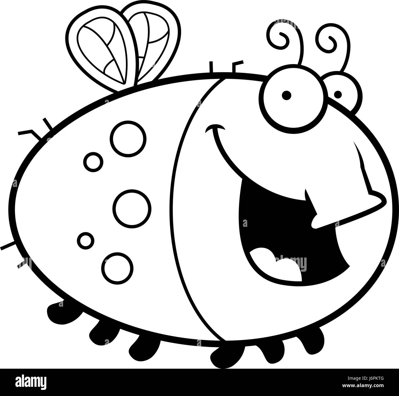 A cartoon illustration of a fly smiling Stock Vector Image & Art - Alamy