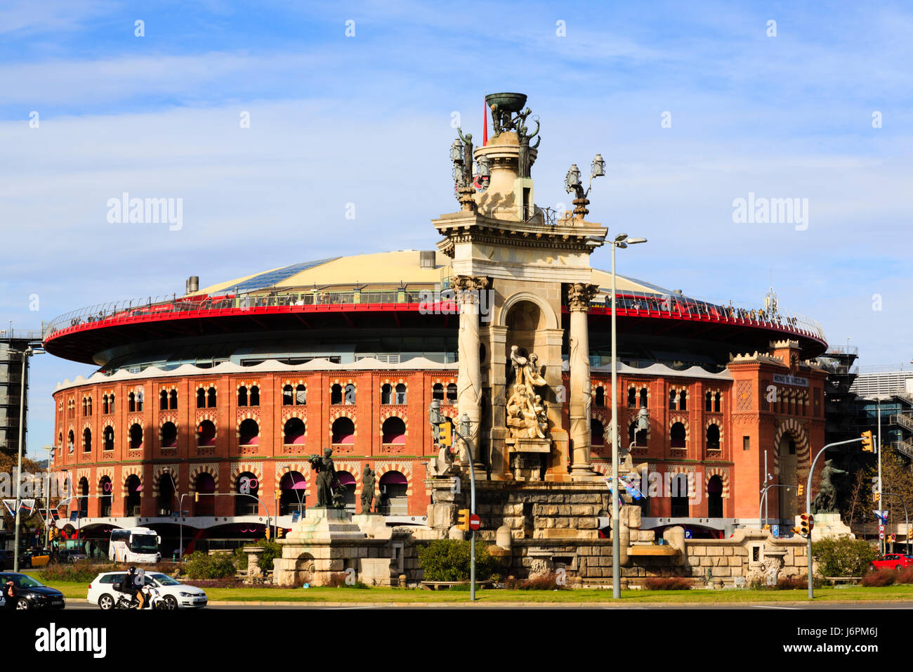 Arena shopping mall in Barcelona's old bullring.,Barcelona, Catalunya ...
