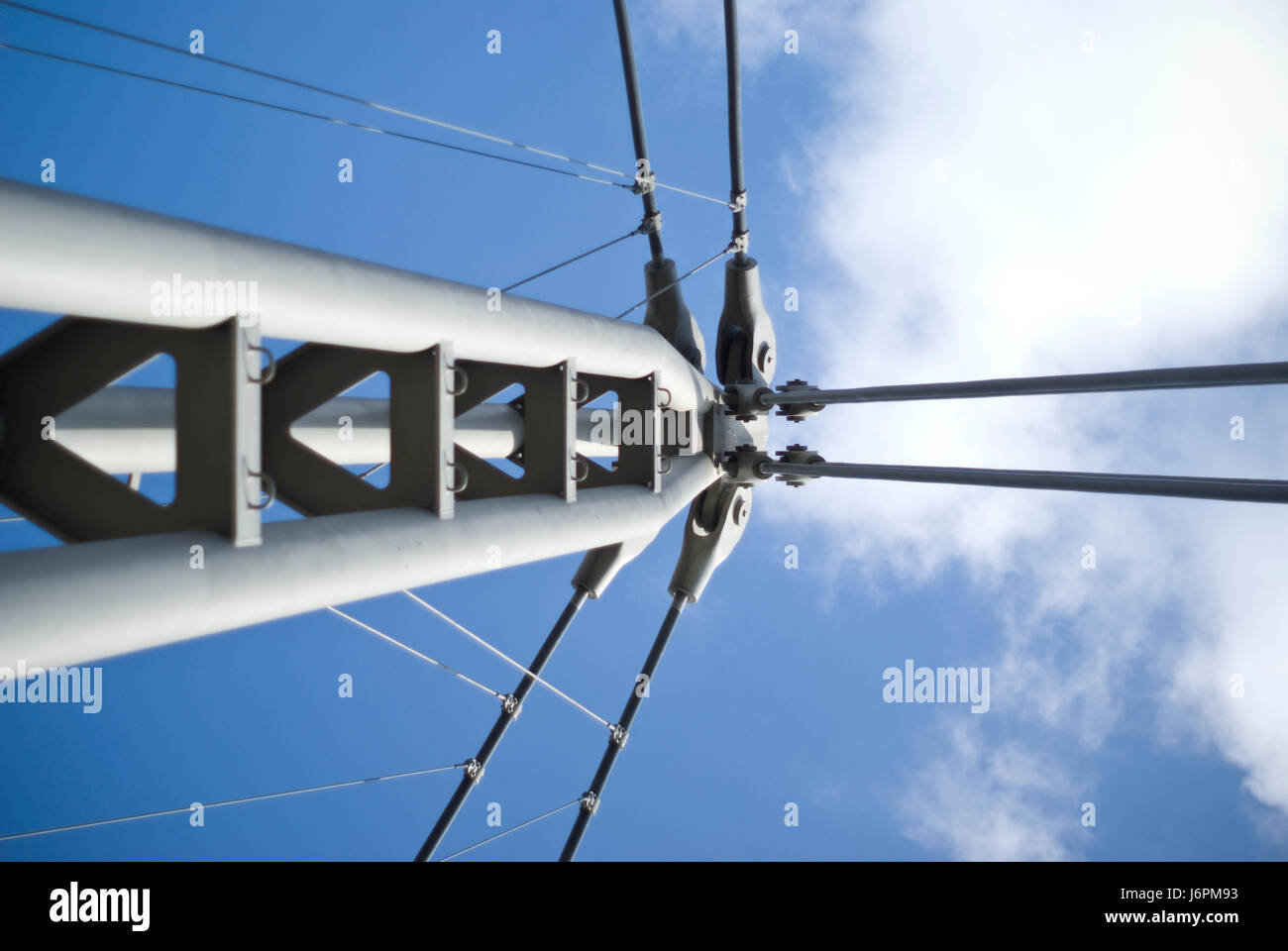 steel cable structure Stock Photo - Alamy