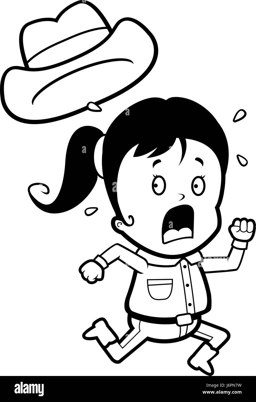 Running Away Scared Clipart