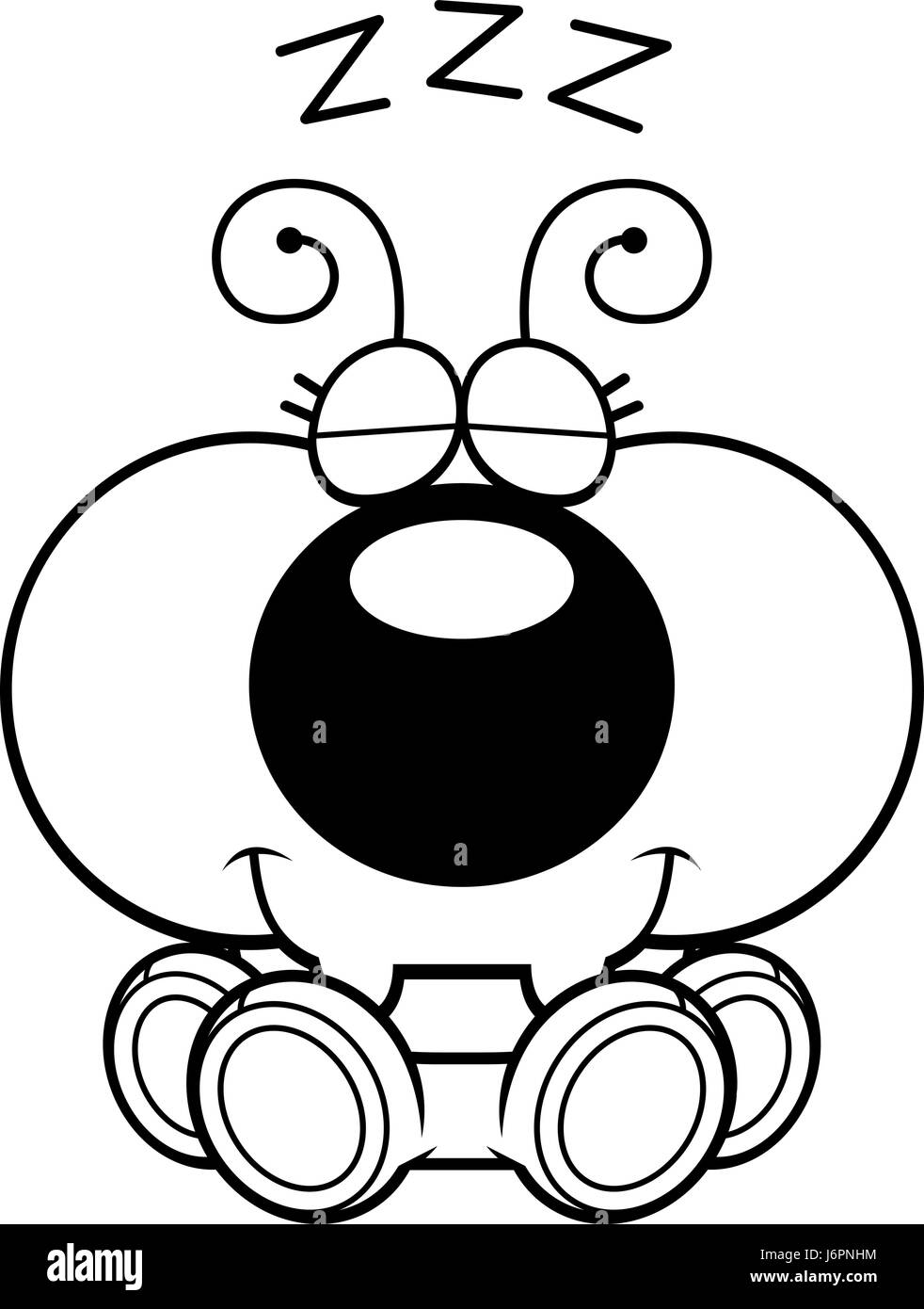 Sleeping ant Stock Vector Images - Alamy