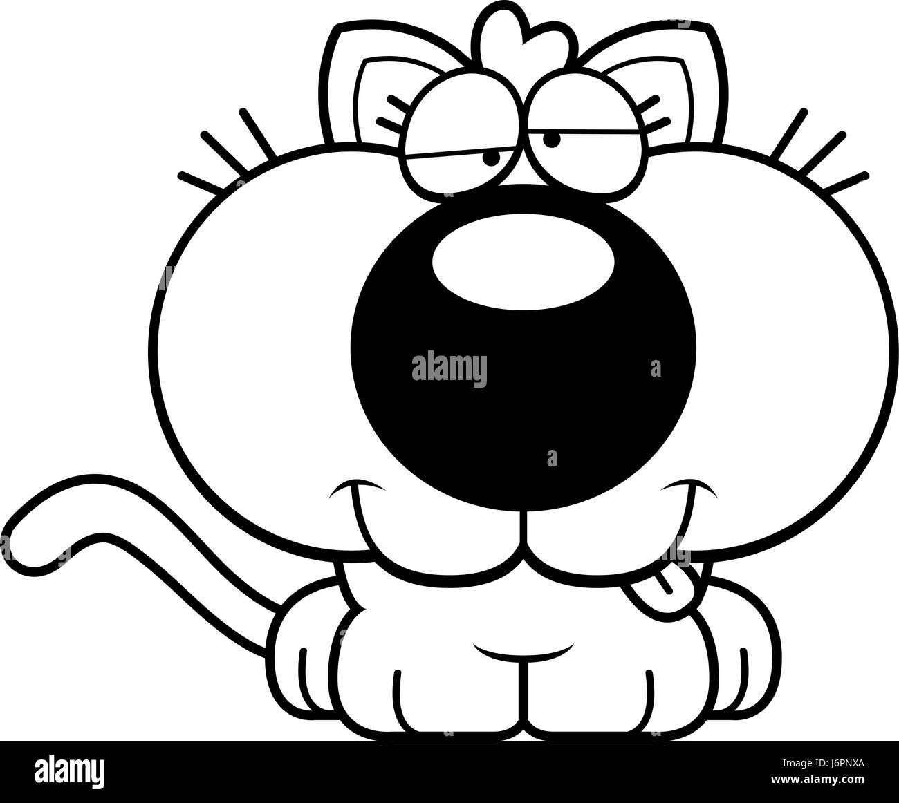 Goofy Black And White Face