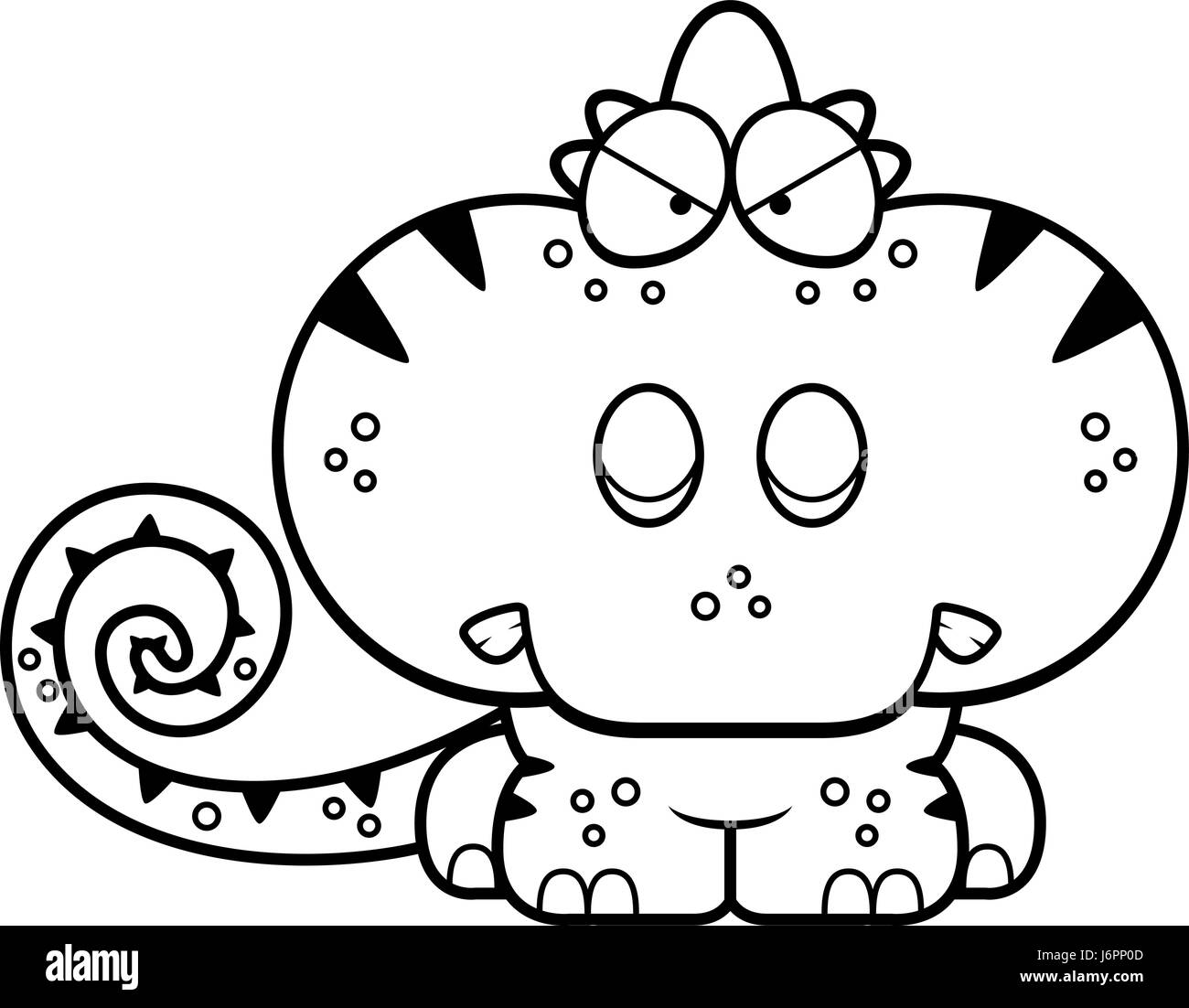 Angry chameleon Black and White Stock Photos & Images - Alamy