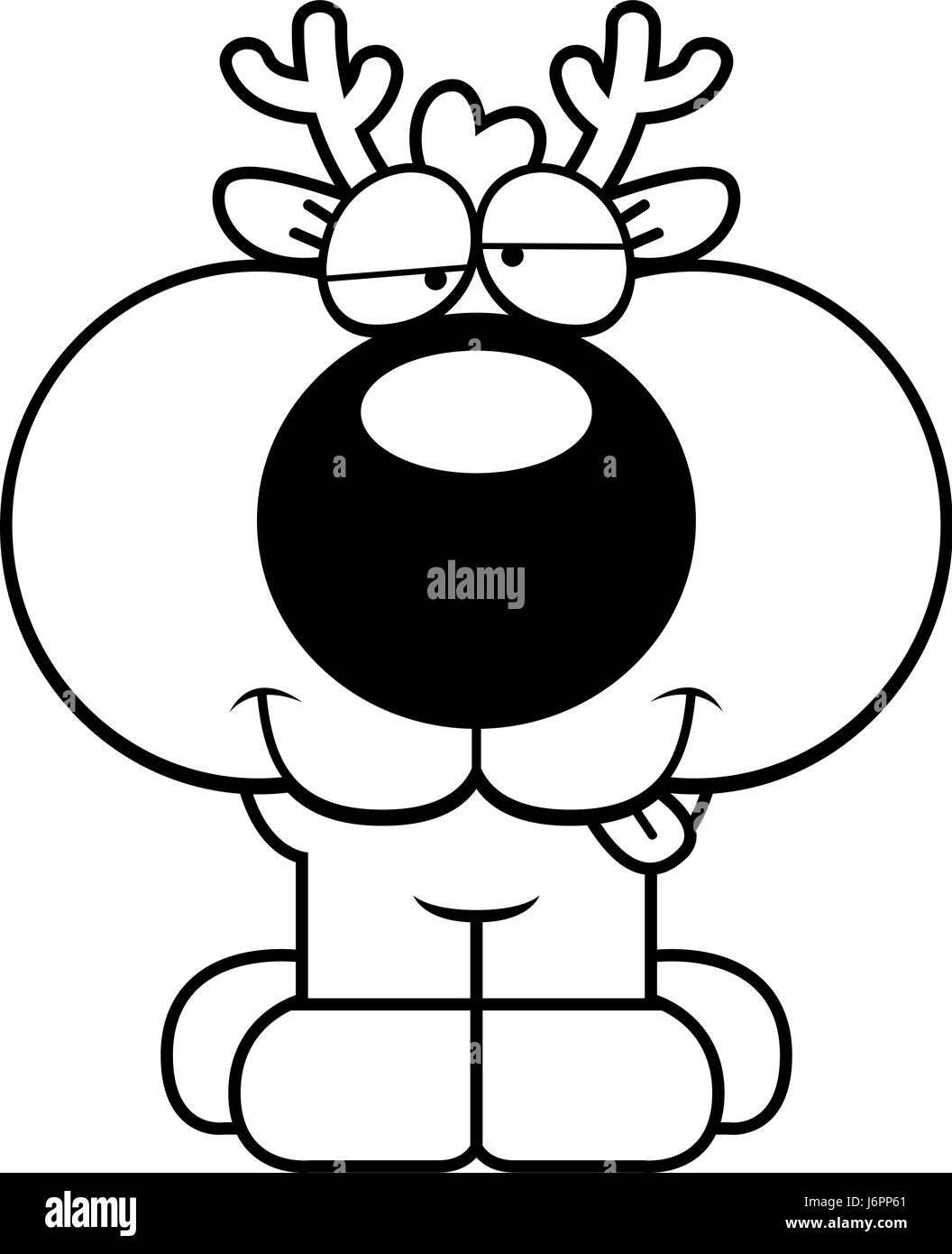 Goofy deer Stock Vector Images - Alamy