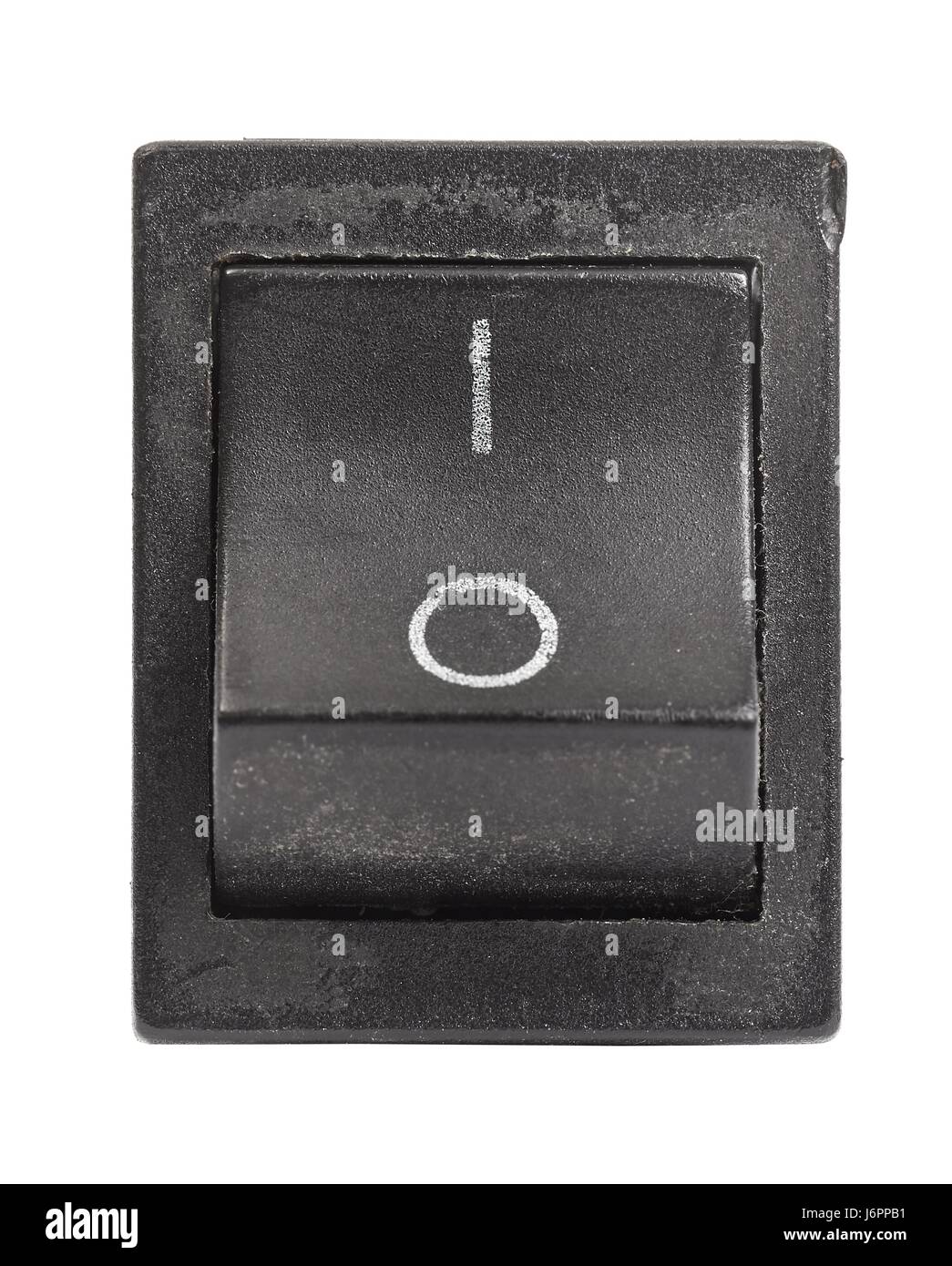 Power switch electronic component an white Stock Photo - Alamy