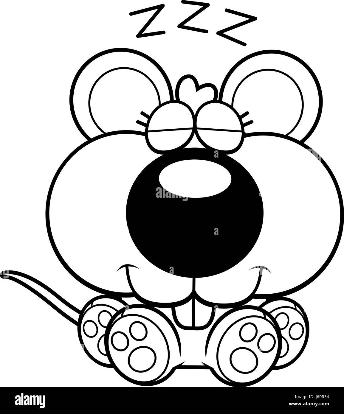 Rat sleeping Black and White Stock Photos & Images - Alamy