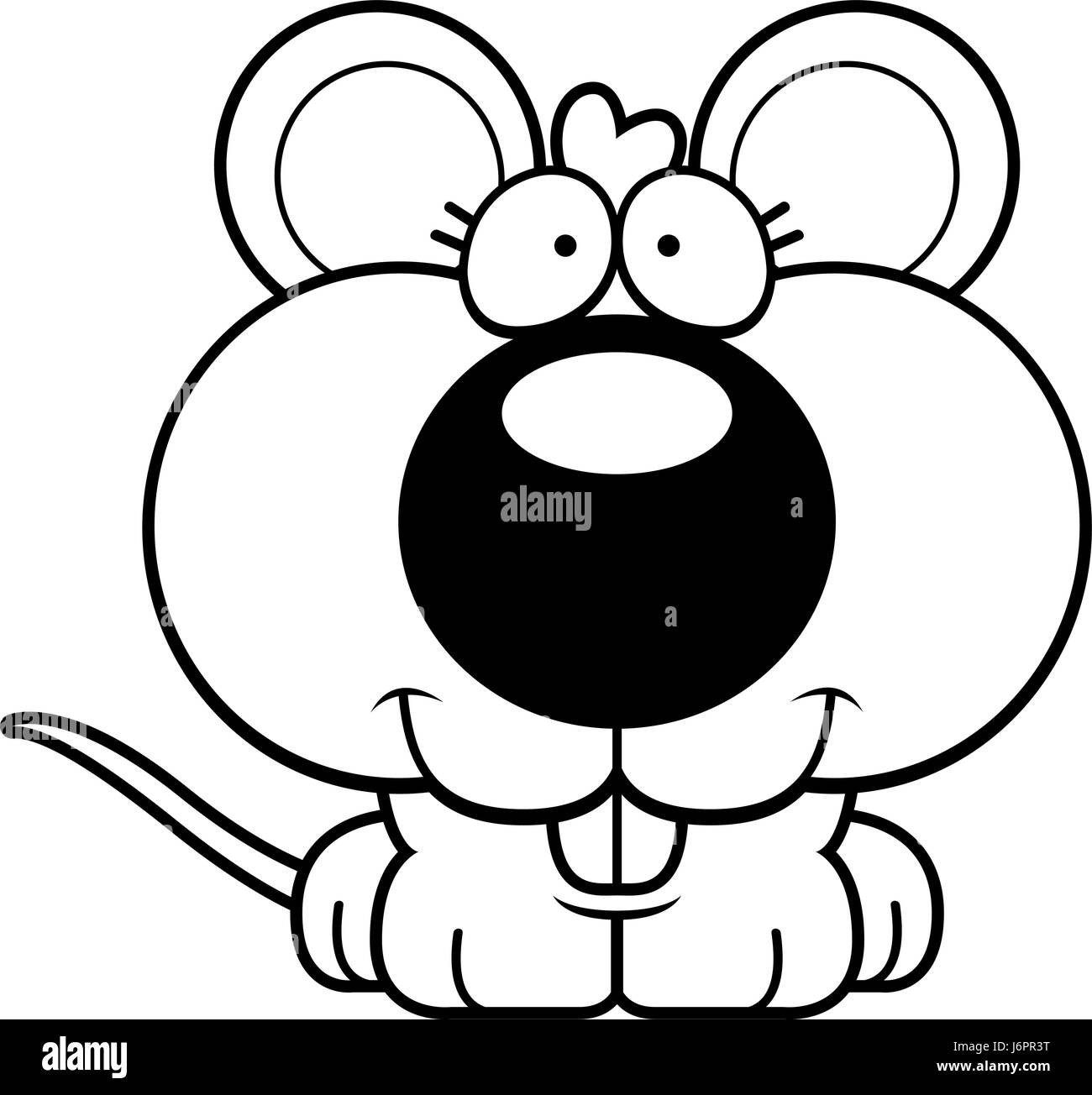 A cartoon mouse smiling and happy Stock Vector Image & Art - Alamy