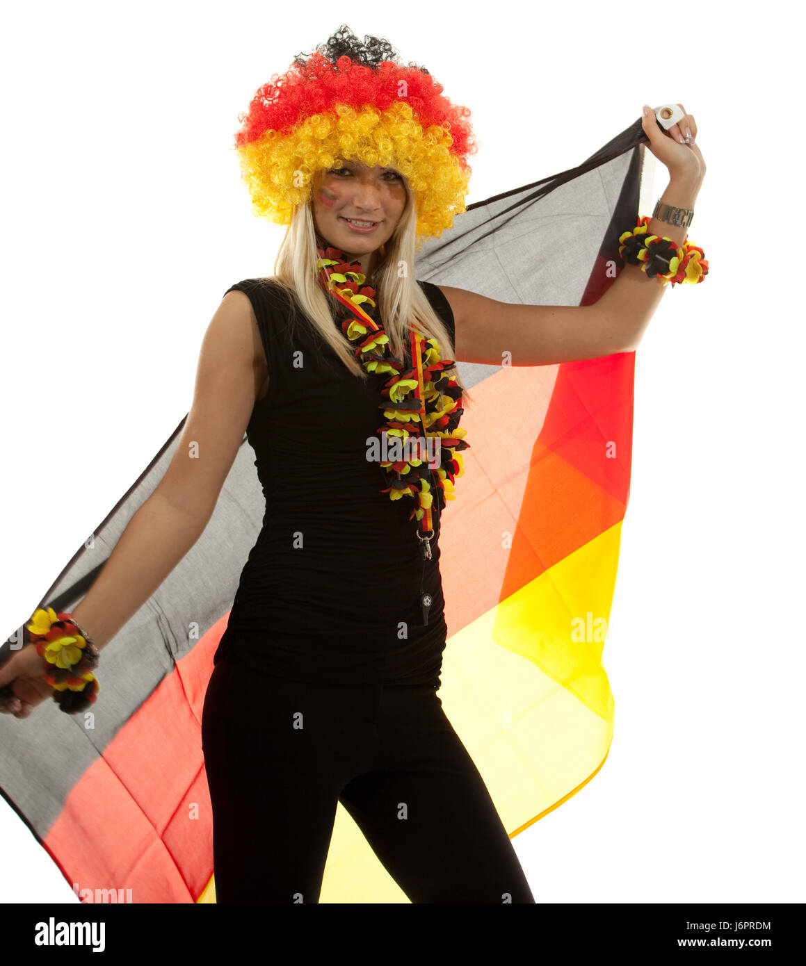 woman ball wig wm supporter fan sport sports soccer football woman ...